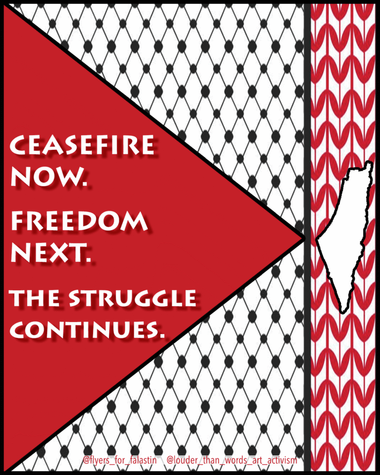 @louder_than_words_art_activism - Flyers For Falastin